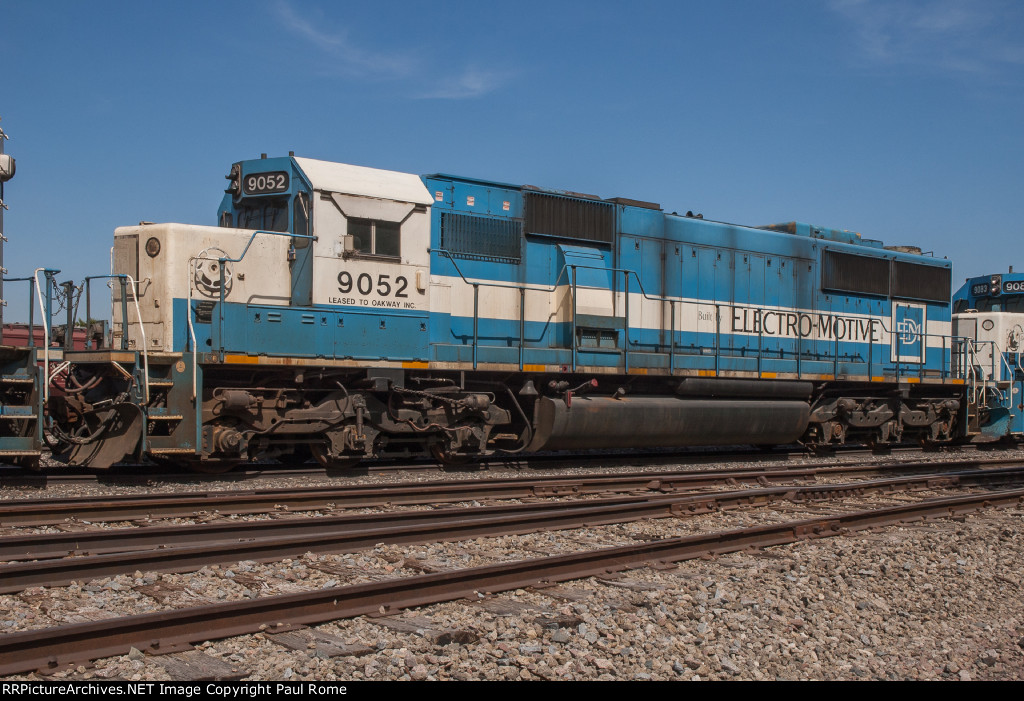 EMDX, OWY 9052, EMD SD60, lease return stored
